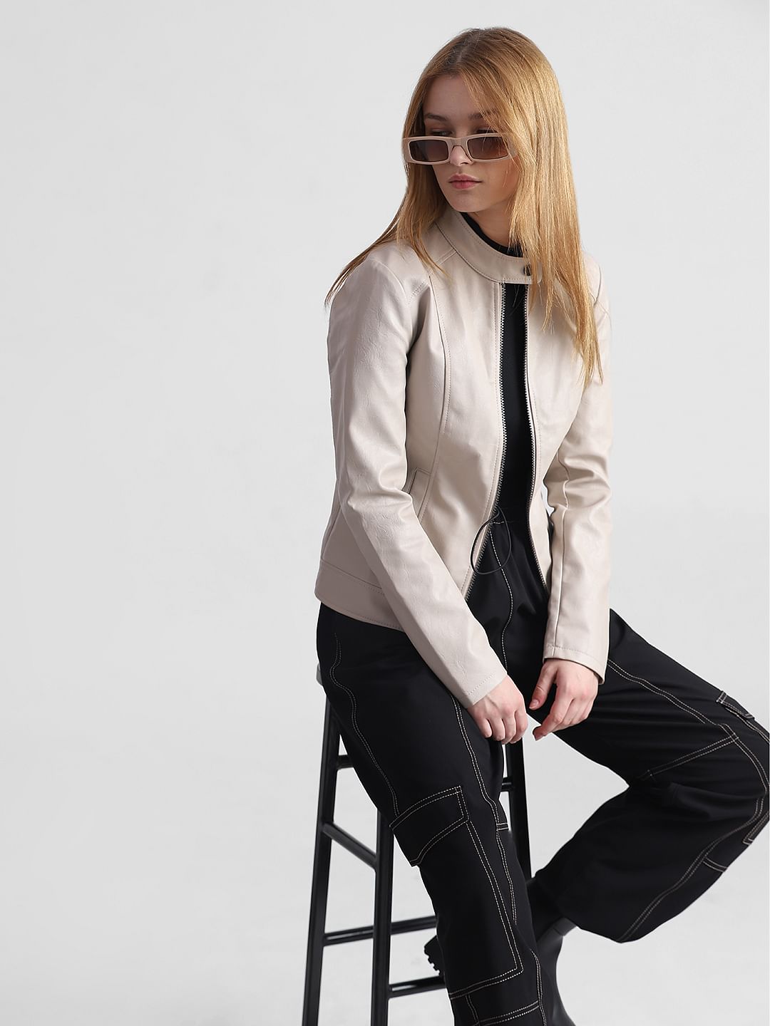 Women's Biker Jackets - Buy Leather Biker Jackets for Girls | ONLY